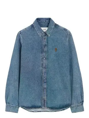 Ami De Coeur Cotton Button-down Shirt - Blue