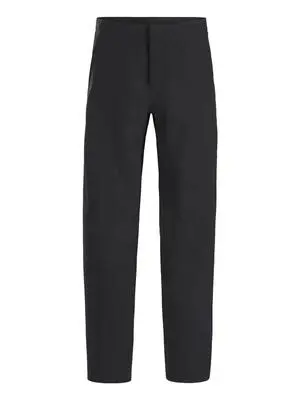 Veilance Elastic-waistband Straight-leg Trousers - Black
