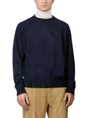 TOD'S Crew-neck Wool Sweater - Blue