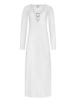 PARAMIDONNA Krista Eyelet Maxi Dress - White