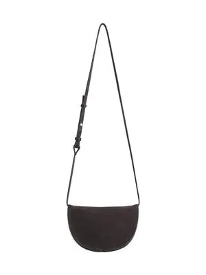Cos Curved Crossbody Bag - Brown