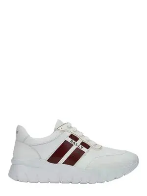 Bally Side-stripe Logo Sneakers - White