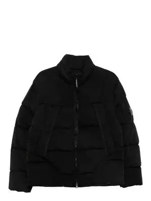 C.P. COMPANY Quilted Panelled Jacket - Black