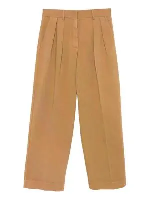 FORTE_FORTE Cotton Trousers - Brown