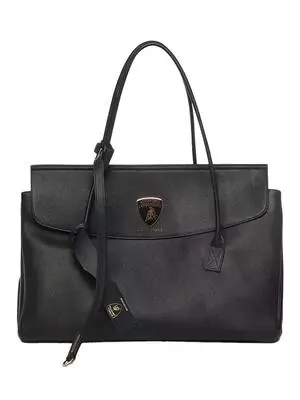 Balenciaga Automobili Lamborghini Carrie Carry Bag - Black