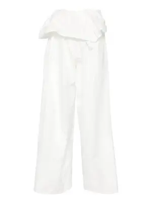 Wardrobe.NYC Wide-leg Trousers - White
