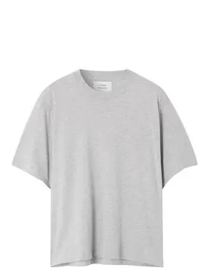 Loulou De Saison Organic Supima Cotton-jersey T-shirt - Gray