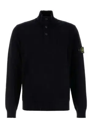 Stone Island High-neck Sweater - Blue