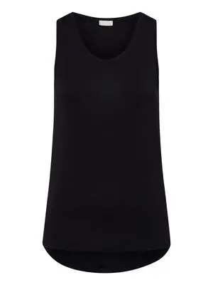 Hanro Modal-blend Yoga Tank Top - Black