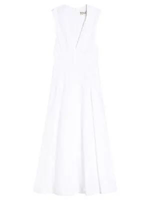 Tove Anisa Cotton-poplin Maxi Dress - White