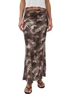 Lioness Hudson Maxi Skirt - Multi Animal