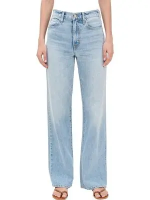 SLVRLAKE Grace Straight Leg Jeans - Country Skies