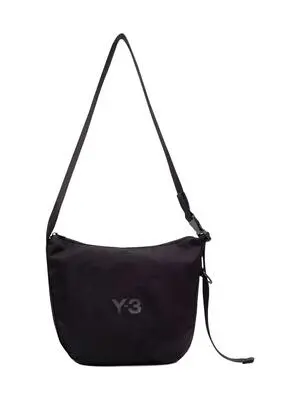 Y3 Logo Crossbody Bag - Black