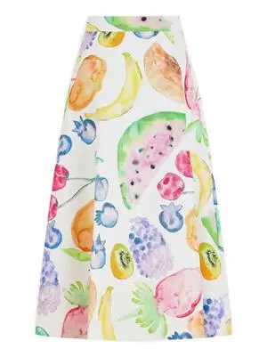 Rosie Assoulin A-line Midi Skirt - Multicolor