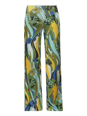 Christopher Esber Ribbed Wide-leg Pants - Multi