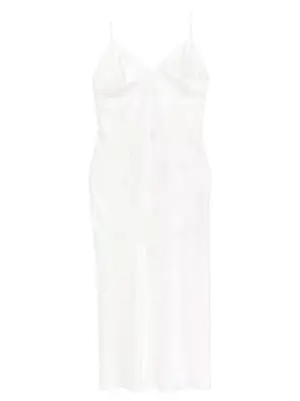 GILDA & PEARL Long Slip Dress - White