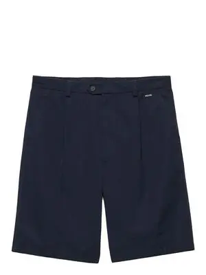 PRADA Vintage-Effect Cotton Bermudas