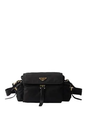 Prada Medium Re-nylon Shoulder Bag - Black
