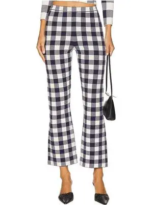 SEROYA Talia Pant - Classic Navy Gingham
