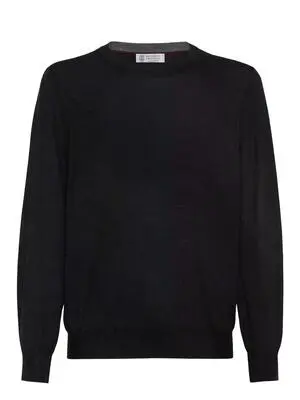 Brunello Cucinelli Knitted Jumper - Black