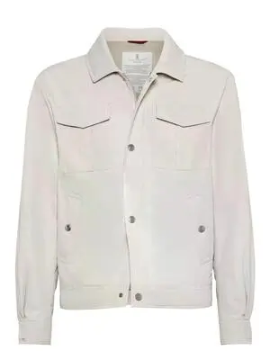 Brunello Cucinelli Padded Flap-pocket Jacket - Neutrals
