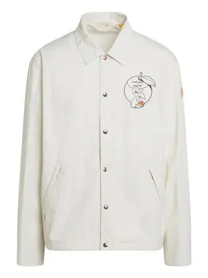 MONCLER X GILGA FARM BY DONALD GLOVER Satsuma Shacket In Canvas And Nylon - White