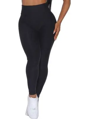 BOMBSHELL SPORTSWEAR Movement Leggings - Heathered Black