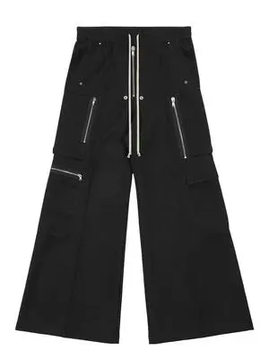 Rick Owens Wool Cargobela Pants - Black