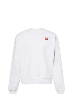 The North Face Logo-patch Cotton-blend Sweatshirt - Tnf Classic Grey Heathe