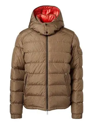 Moncler Jonage Hooded Down Jacket - Brown