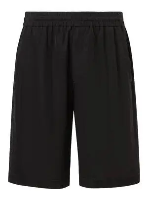 Giorgio Armani Canvas Bermuda Shorts - Black