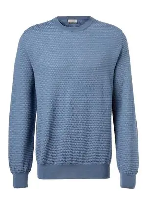 Canali Wool Sweater - Blue
