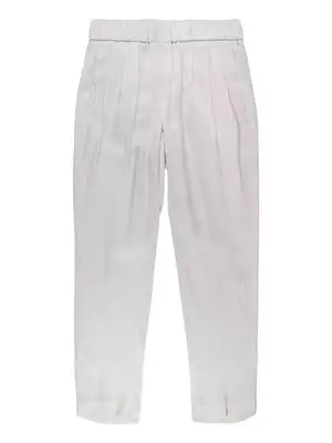 Brunello Cucinelli Elasticated-waist Trousers - Grey