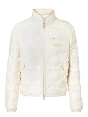 Moncler Tegea Quilted Ripstop Down Jacket - White