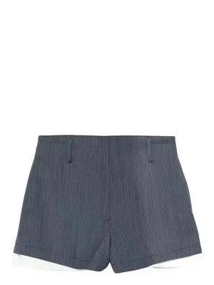 Sandro Pressed-crease Shorts - Blue