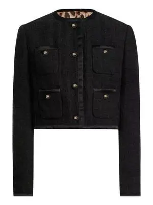 Dolce & Gabbana Tweed Jacket - Black