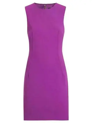 Dolce & Gabbana Dna Wool Mini Dress - Purple