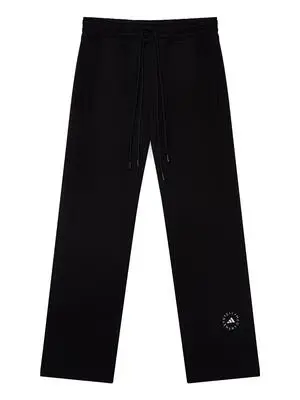 Stella McCartney Logo Straight-Leg Joggers Black