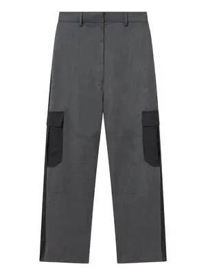 Stella McCartney Paneled Cargo Pants - Ash Gray