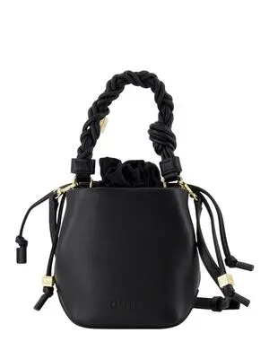 GANNI Bou Bucket Mini Purse - Black