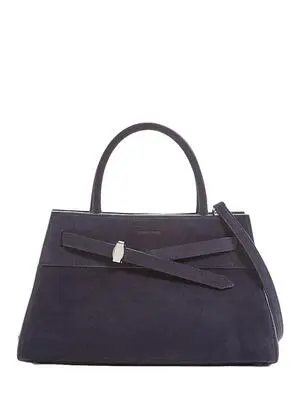 Veronica Beard Suede Dash Bag - Navy