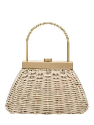 Cult Gaia Estelle Top Handle Bag - Natural