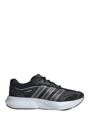 Adidas Lightblaze Athletic Sneakers - Core Black / Core Black / Iron Metallic