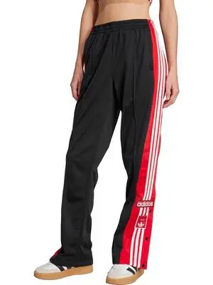 Adidas Adibreak Relaxed Track Pants - Black / Better Scarlet