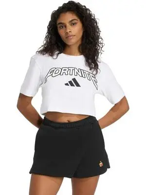 Adidas X Fortnite Crop T-shirt - White
