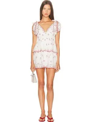 LoveShackFancy Soira Dress - Optic White