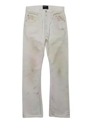 Enfants Riches Déprimés Distressed Cotton Jeans - Neutrals