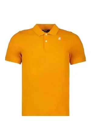 K-WAY Vinnie Two-button Logo Polo Shirt - Orange