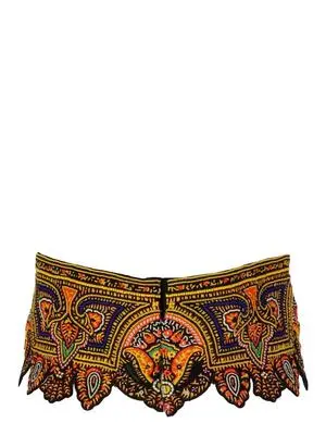 ETRO Bead-Embellished Cropped Top