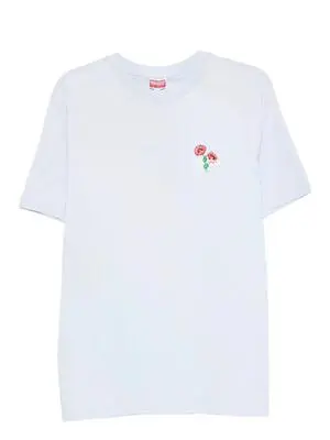 Kenzo Embroidered Flower T-shirt - Blue